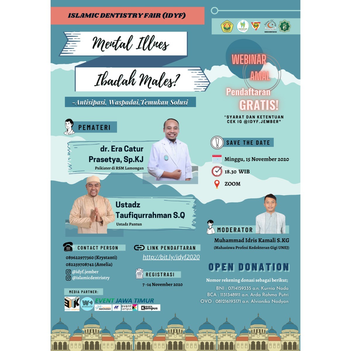 [WEBINAR AMAL IDYF FKG UNEJ 2020] 💫 | Event - Eventkampus.com