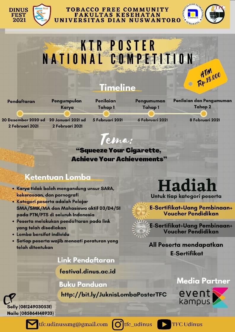 KTR POSTER NATIONAL COMPETITION | Event - Eventkampus.com