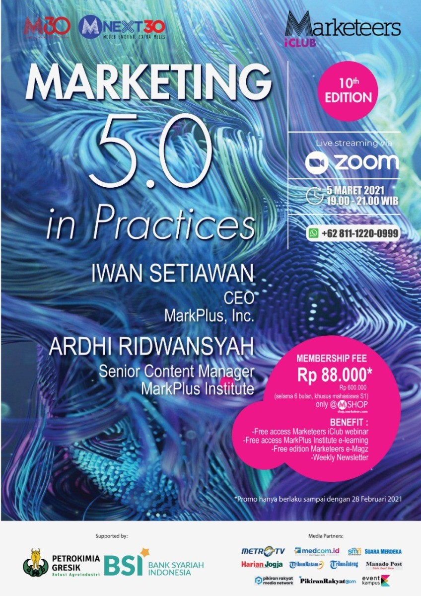 Marketeers iClub [Marketing 5.0 in Practices ] | Event - Eventkampus.com