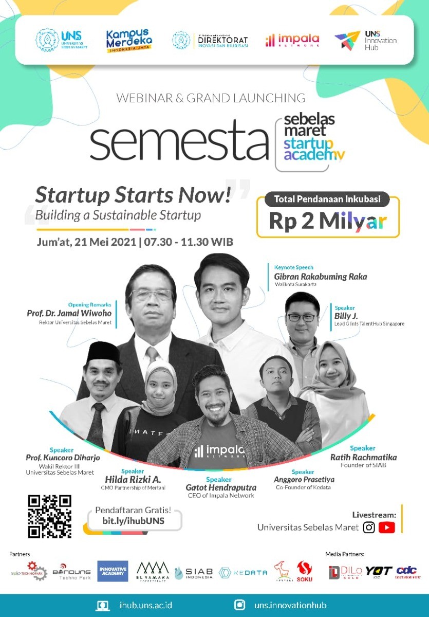 WEBINAR DAN GRAND LAUNCHING SEMESTA 2021 | Event - Eventkampus.com