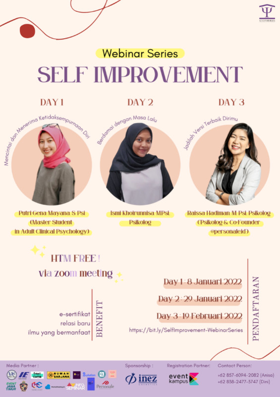 Webinar Series : SELF IMPROVEMENT | Event - Eventkampus.com