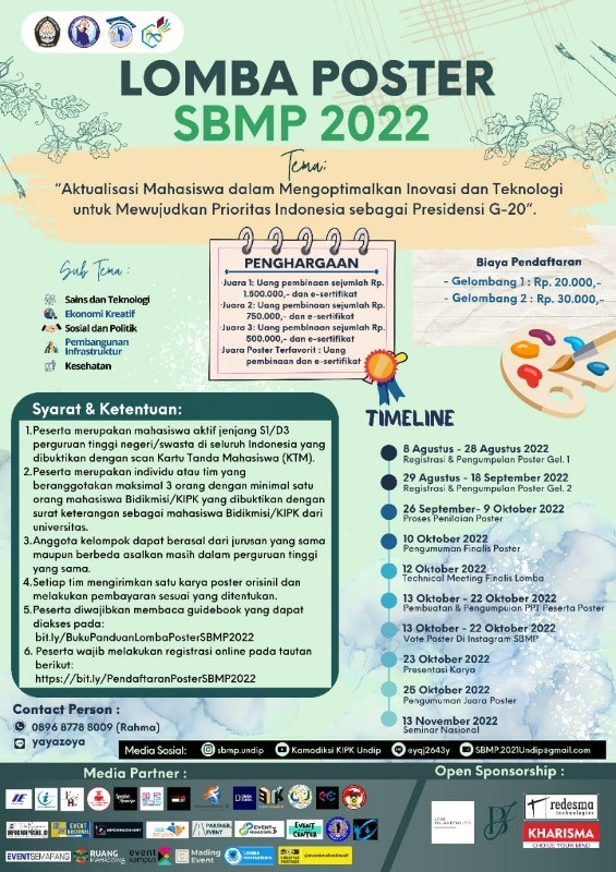 Lomba Poster SBMP 2022 | Event - Eventkampus.com