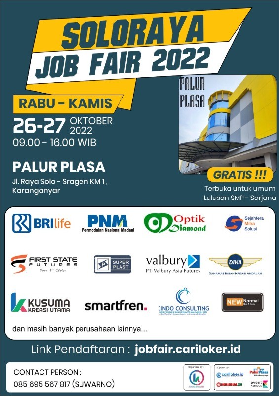SOLORAYA JOBFAIR 2022 | Event - Eventkampus.com