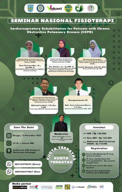 SEMINAR NASIONAL FISIOTERAPI UNIVERSITAS AIRLANGGA 2022 | Event ...