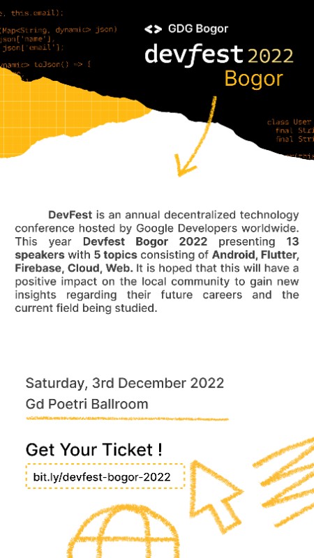 Devfest Bogor 2022 “Move Together for Further” | Event - Eventkampus.com