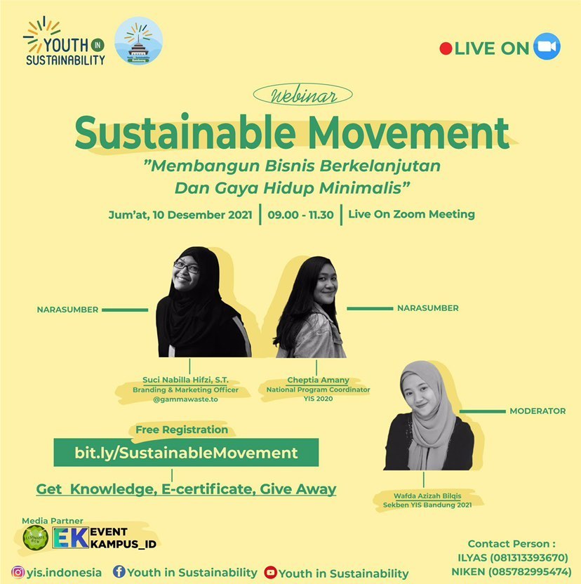 [Webinar "Sustainable Movement: Membangun Bisnis Berkelanjutan dan Gaya ...