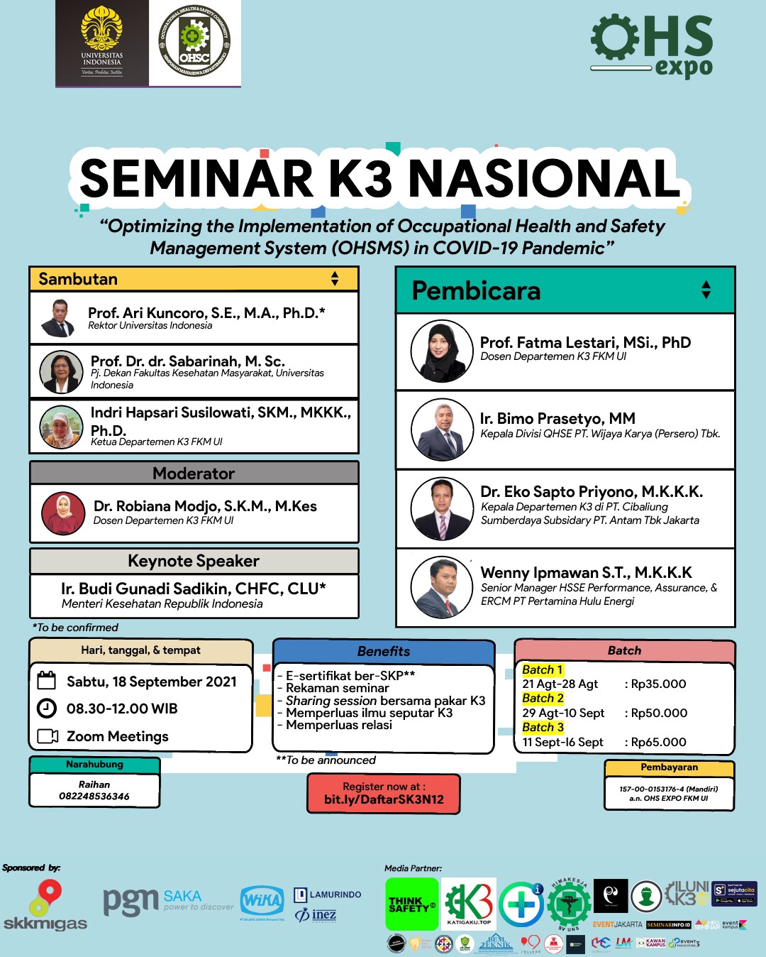 OPEN REGISTRATION SEMINAR K3 NASIONAL | Event - Eventkampus.com