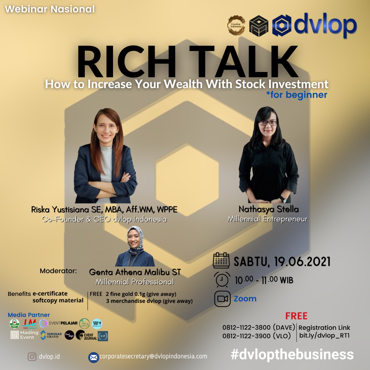 Rich Talk "How to Increase Your Wealth With Stock Investment" | Event ...