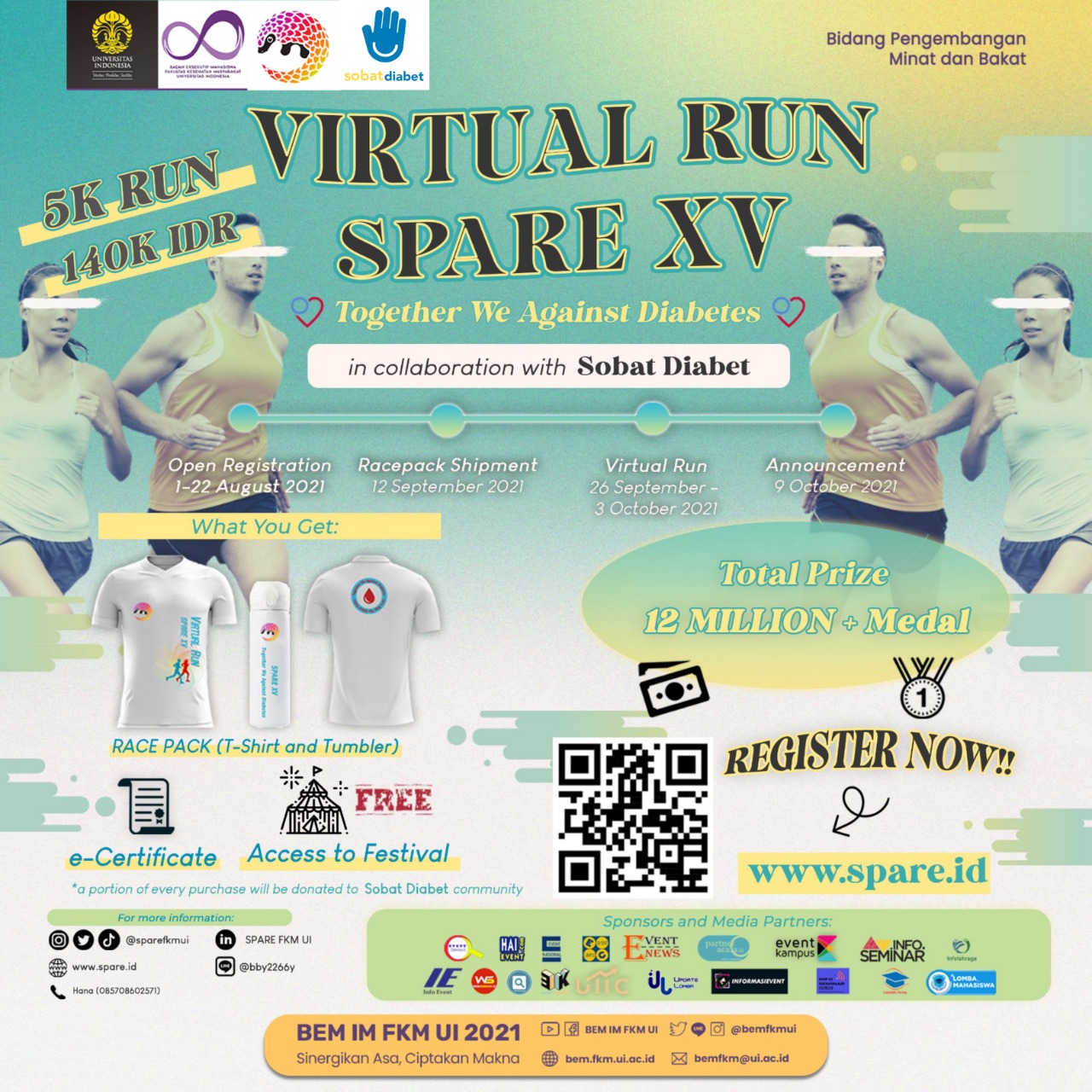 VIRTUAL RUN SPARE XV : aims to raise diabetes awareness | Event ...