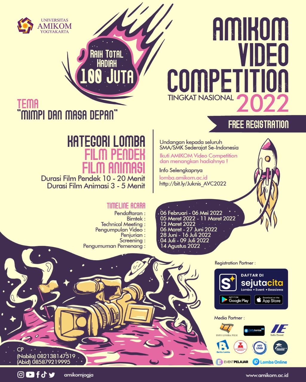 AMIKOM VIDEO COMPETITION (Tingkat Nasional) | Event - Eventkampus.com